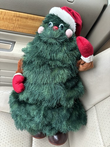 Rock-A-Long Oh Christmas Tree 2003 Animated Singing Dancing 18" Works ...