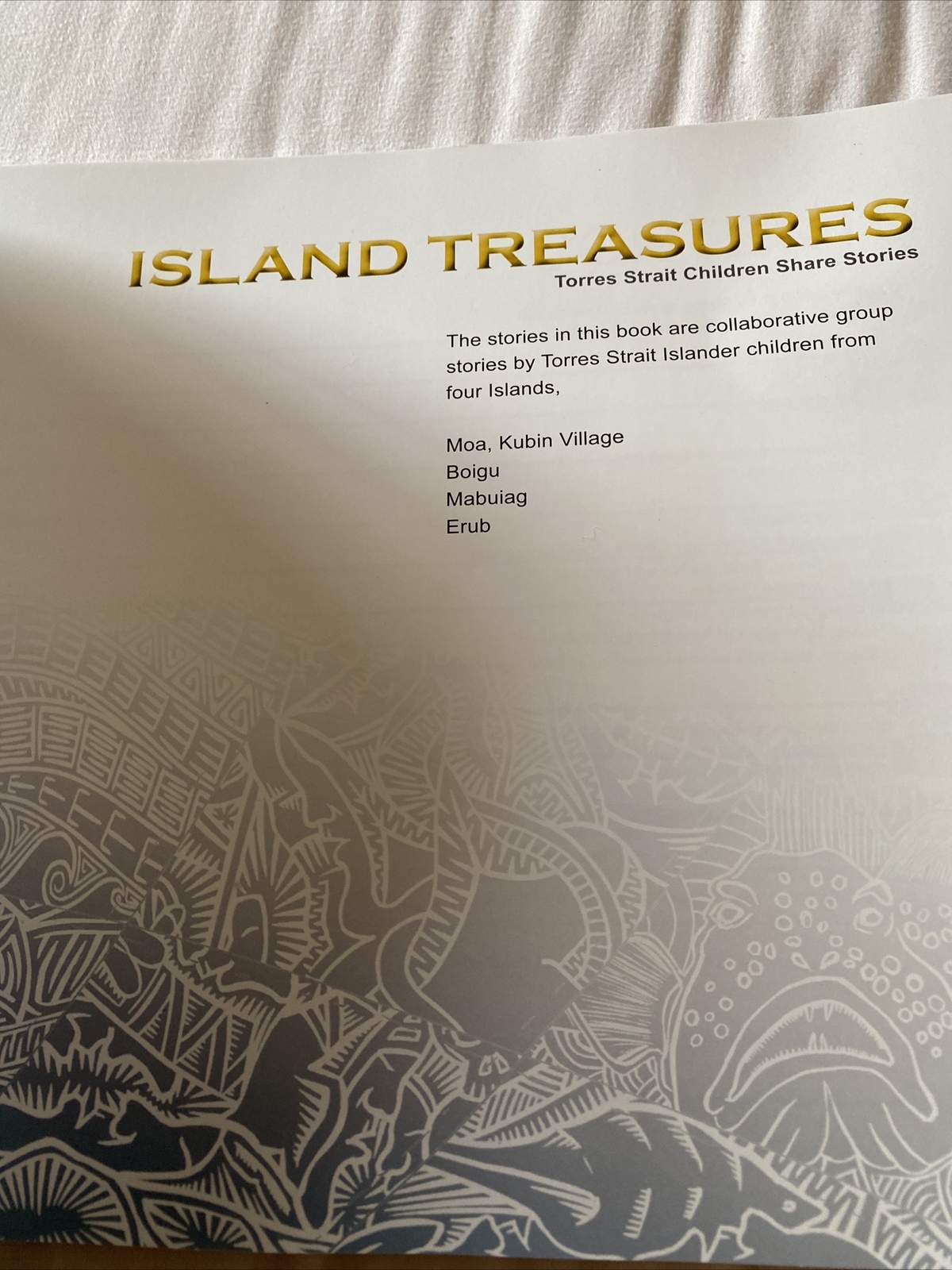 ISLAND TREASURES Book And DVD Torres Strait Children Share Stories TSI ...