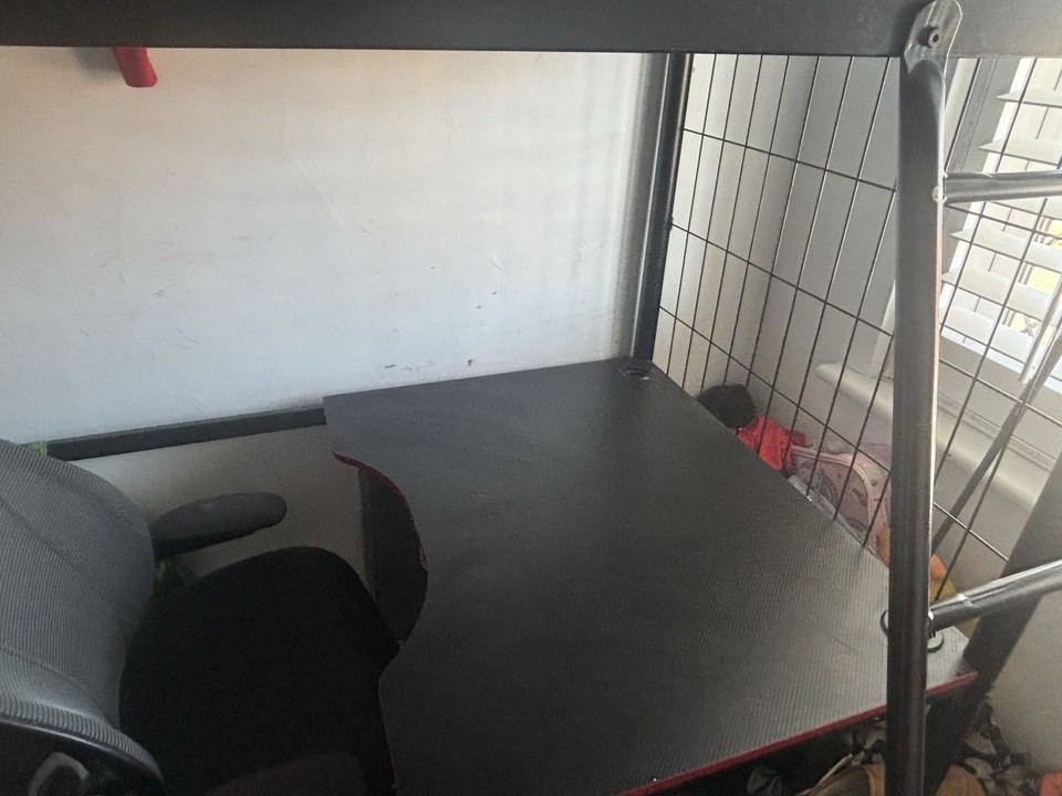 X-Rocker Battle Bunk High Sleeper Bed with Gaming Desk | eBay UK