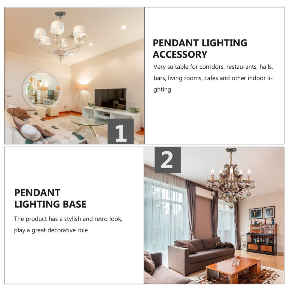 hooks for hanging lights Chandelier Plate Fixture Canopy Pendant Light ...