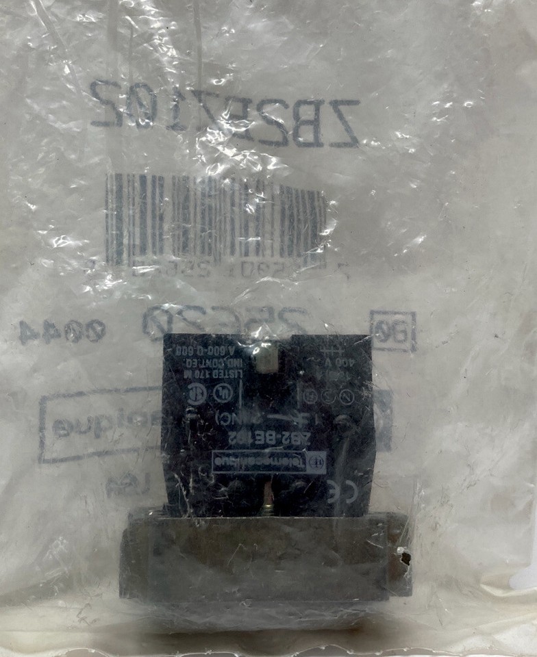 Telemecanique ZB2BZ102 Mounting Base with NC Contact | eBay