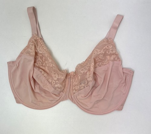 Ladies New Ex M&S Pink Non Padded Lace Trim Bra Size 32D - 44G | eBay UK