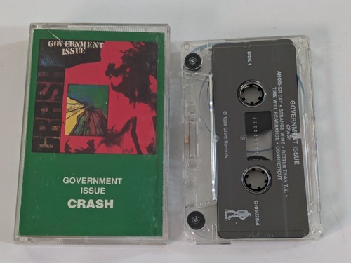 GOVERNMENT ISSUE Crash 1988 Cassette Tape PUNK ROCK Giant Records | eBay