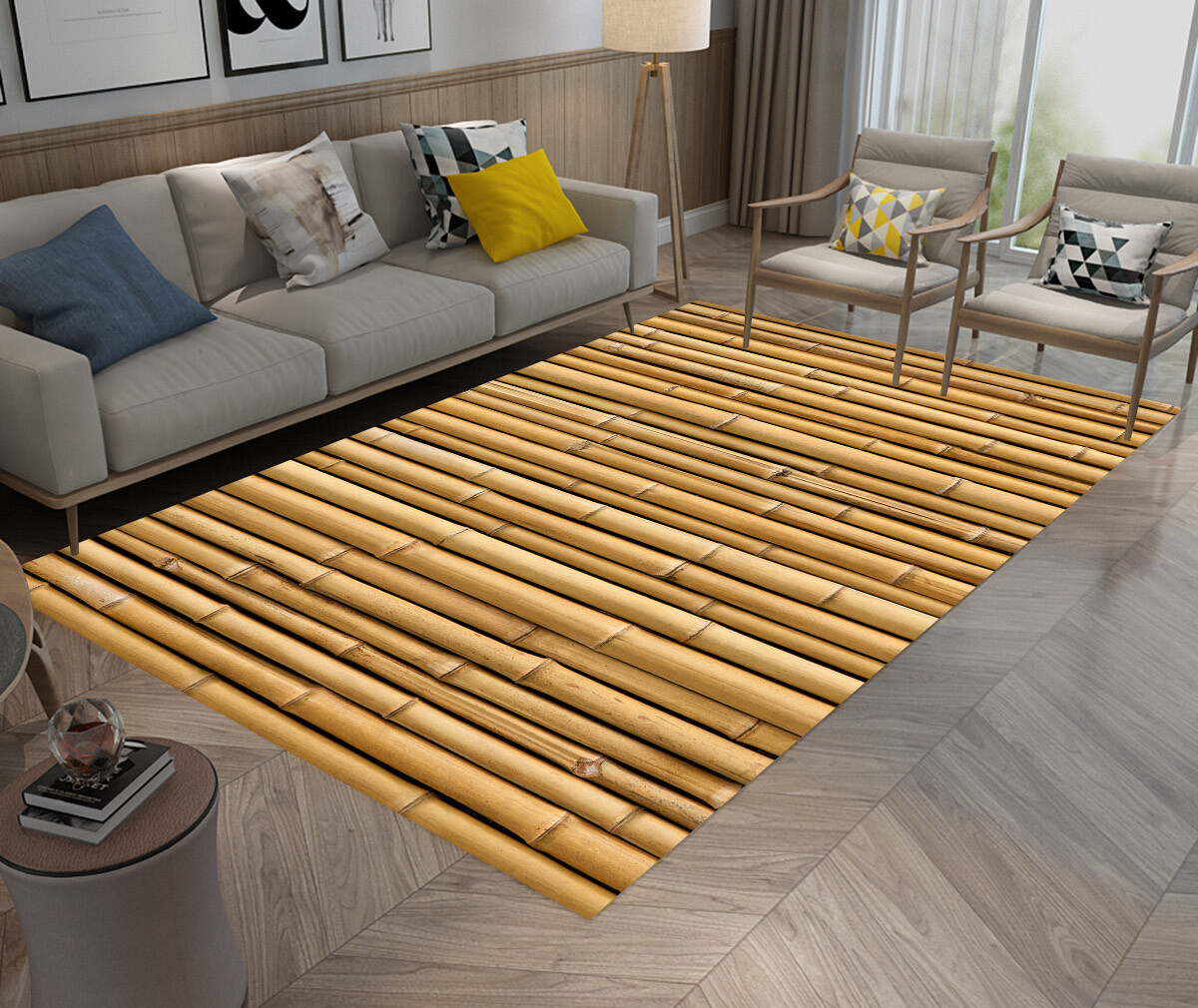Bamboo Mat Room