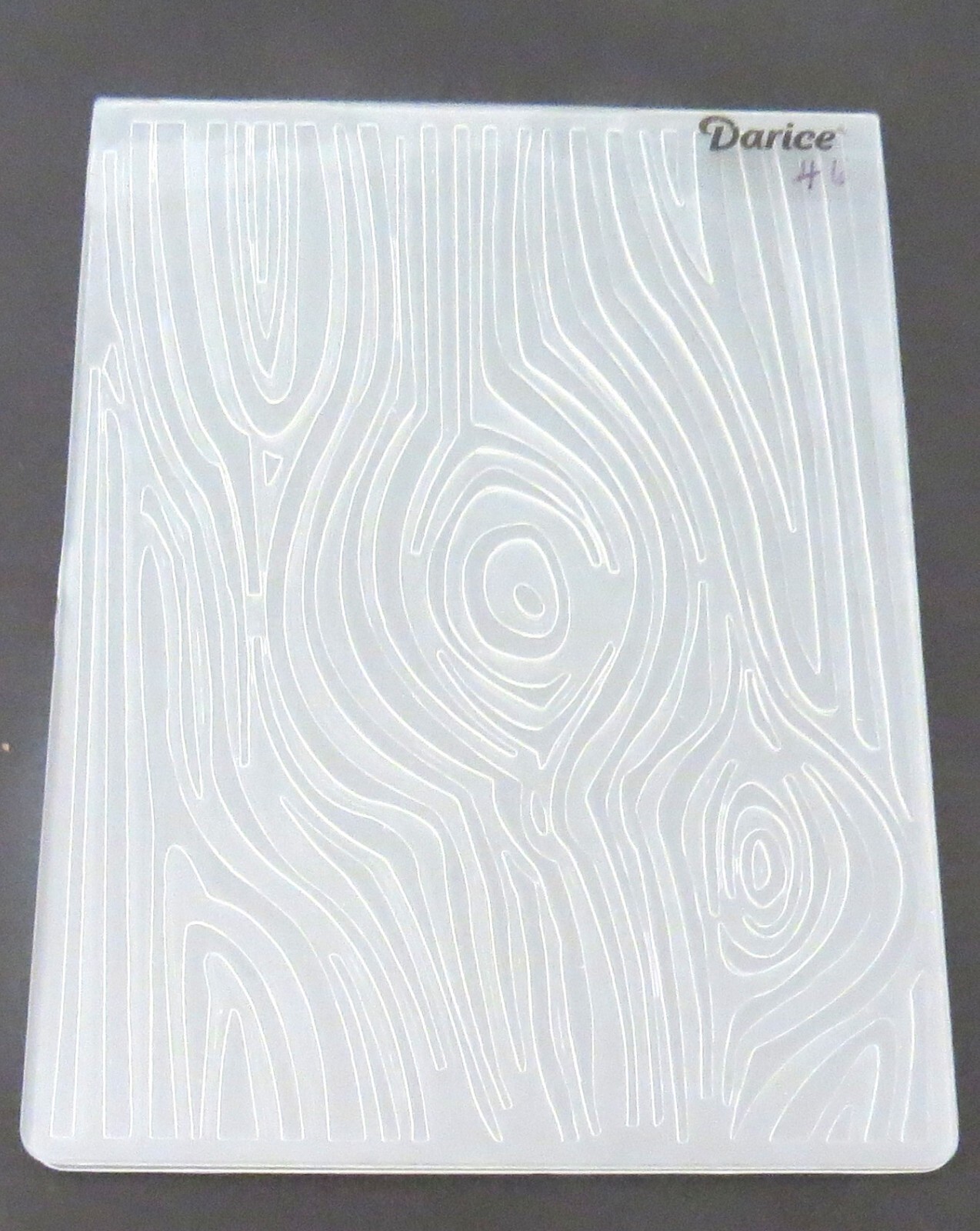 Darice 4.1/4 x 5.3/4 inch Embossing Folder - Wood Grain - Tree Cross ...