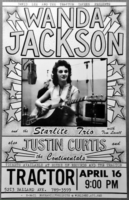 Wanda Jackson & Starlite Trio ~ Tractor, Seattle 1999 ~ Original Venue ...