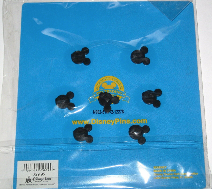 TWO Disney Pin SETS Starter Booster Cuties Chip Dale Stitch Pluto Dog ...