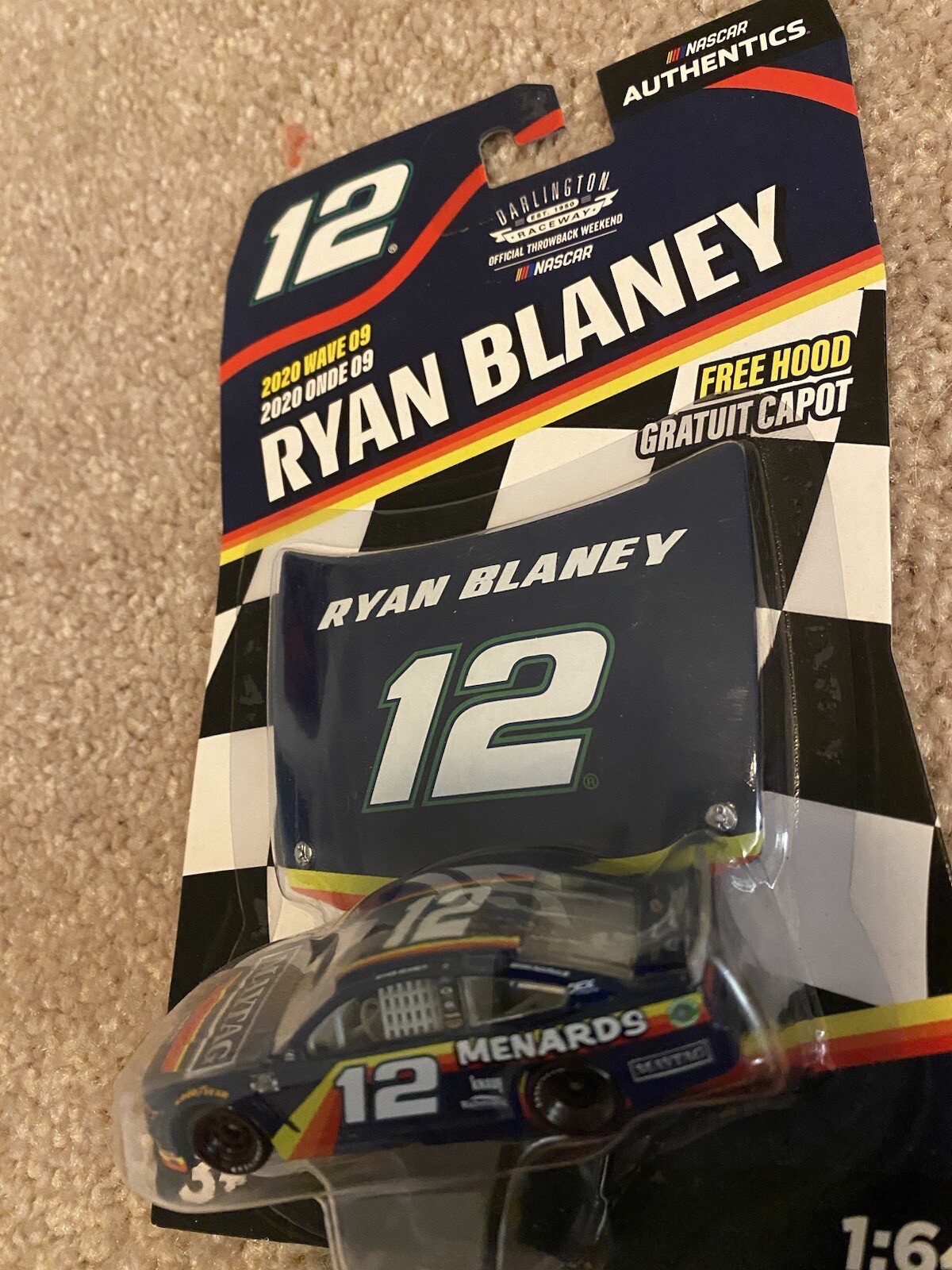 Ryan Blaney #12 Maytag Throwback NASCAR Authentics Diecast Car 1/64 ...