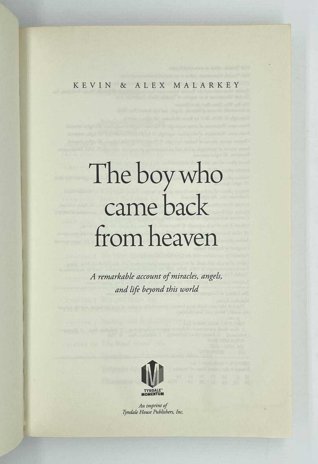 THE BOY WHO CAME BACK FROM HEAVEN ~ A True Story By Kevin & Alex ...