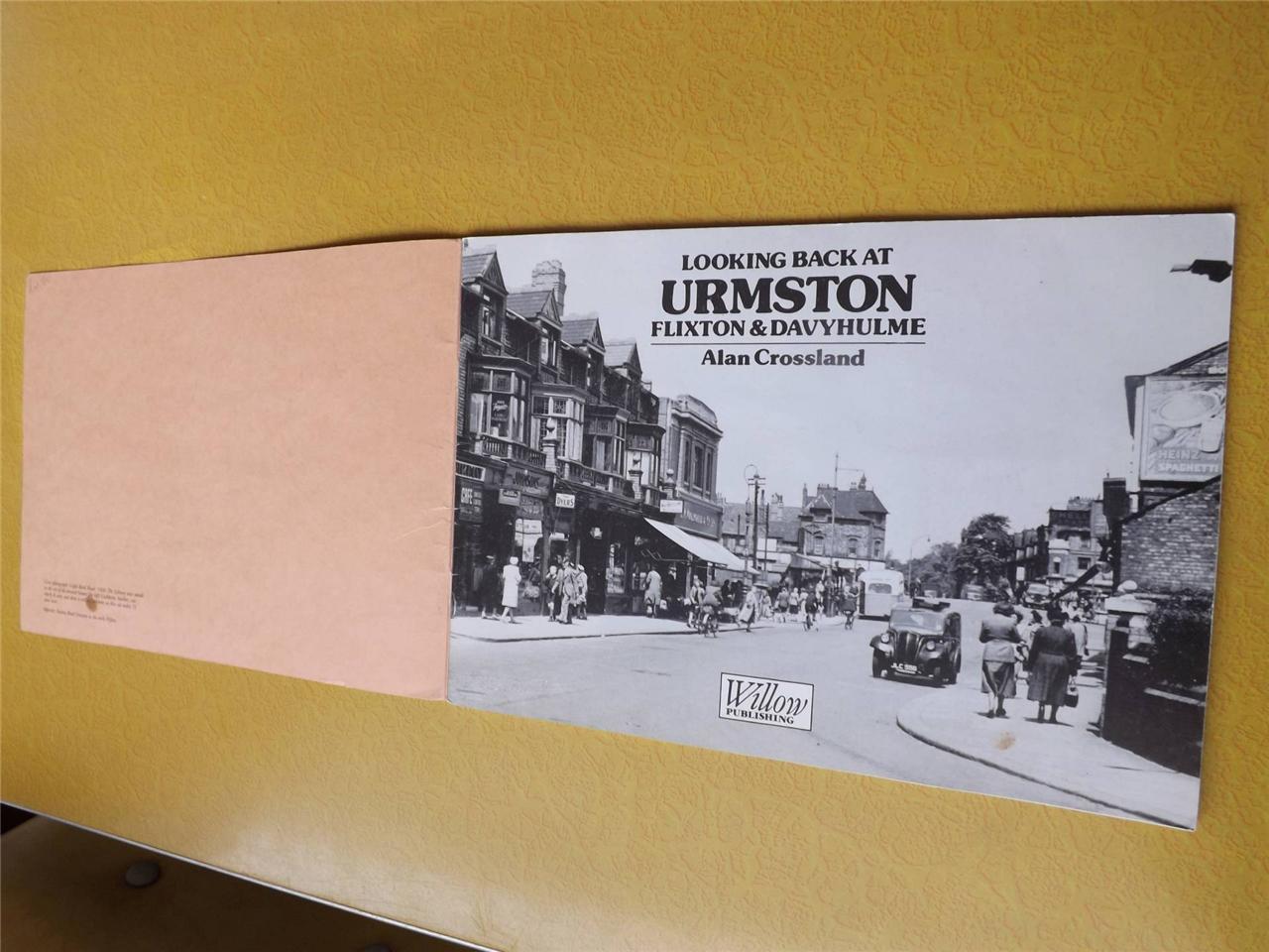 BOOK LOOKING BACK AT URMSTON FLIXTON & DAVYHULME ENGLAND HISTORY ...