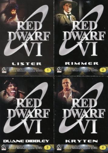 Red Dwarf Video Series VI Card Set 4 Cards | eBay