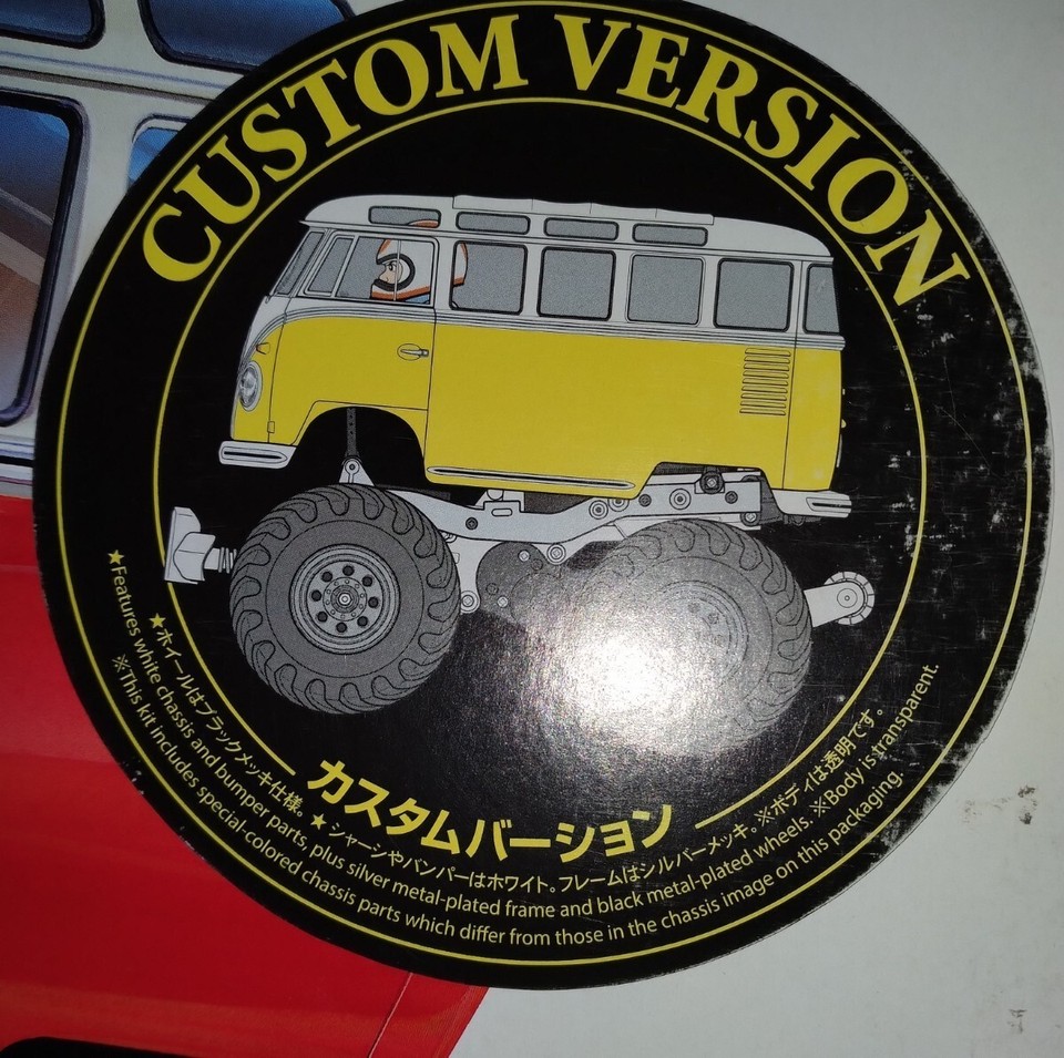 New Tamiya 1/12 Volkswagen Type 2 T1 Wheelie WR-02 Custom Version 84373 ...