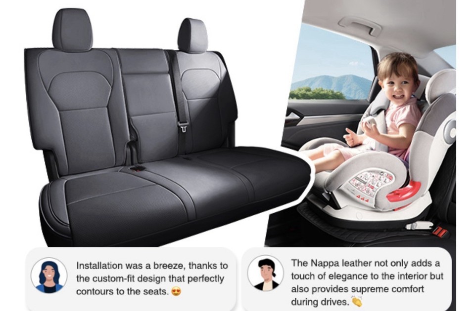 Nappa Leather Full Set Seat Covers Tesla Model Y Juniper 2025-2026 ...