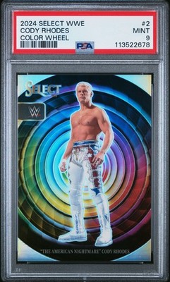 2024 PANINI SELECT WWE COLOR WHEEL #2 "THE AMERICAN NIGHTMARE" CODY ...