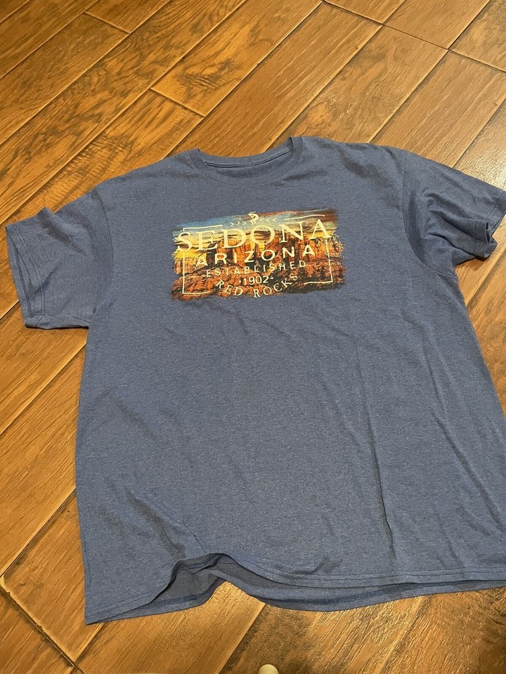Sedona Arizona 1902 Red Rocks T-shirt Large-A32-602 | eBay