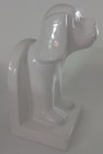 Ceramic White Dog Book End Bookend Beagle Hound Kids Room Whimsical | eBay