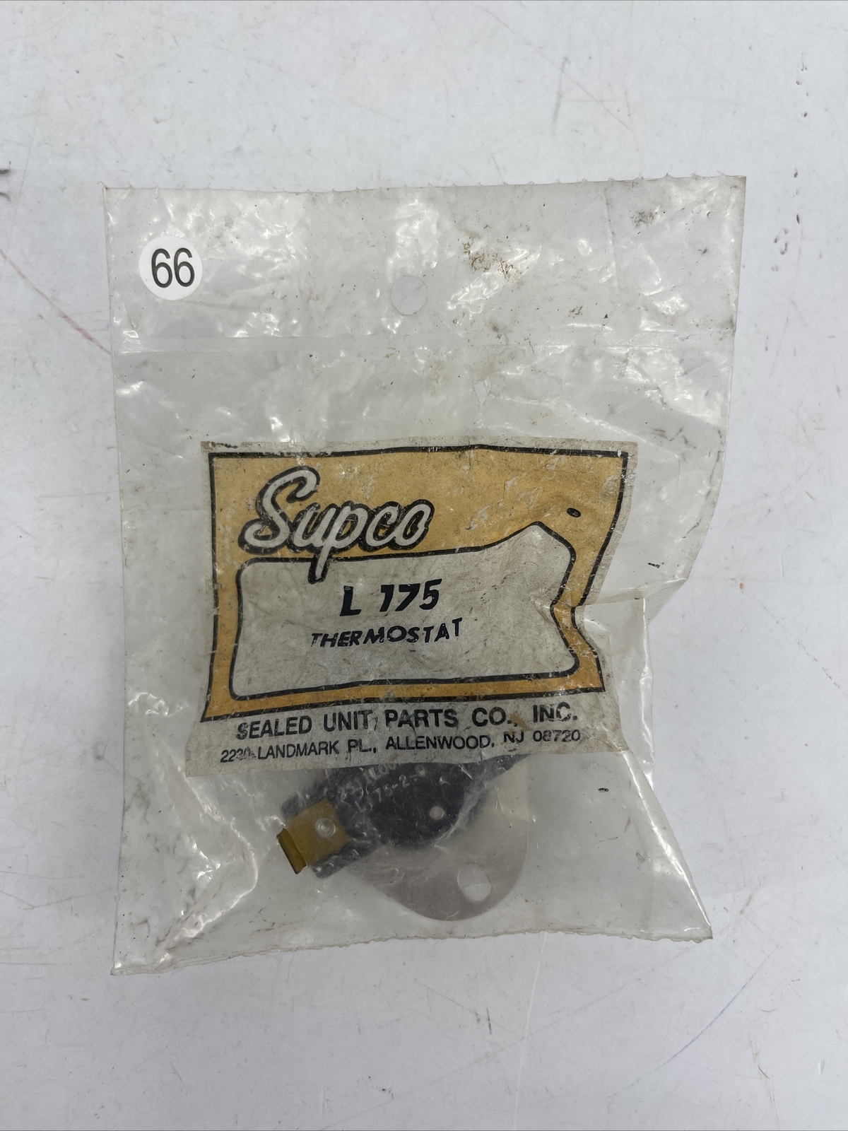 NEW OEM Supco L175 Dryer Thermostat | eBay