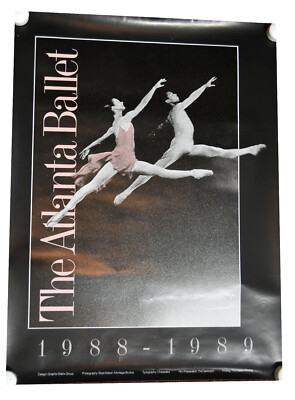 23" 1988 Art Print Ballet Atlanta GA Show Ballerinas Wall Decor | eBay