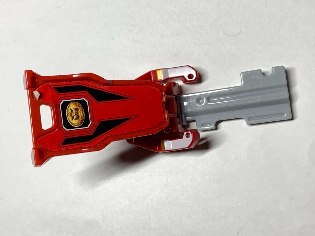 Blazing Lion Gao Red power ranger key Sentai Bandai Wild Force ...