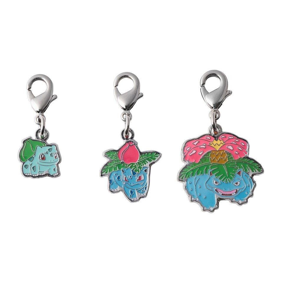 Pokemon Center Original Evolution Set Metal Charm Keychain — You Pick ...