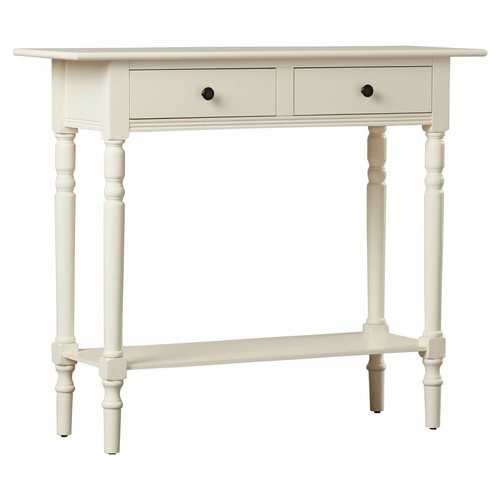 Off White Wooden Console Table Sofa Furniture Hallway Accent Storage ...