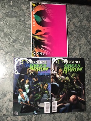 Convergence: Green Arrow #'s 1 & 2 2015 High Grade 9.2 DC Comic Books ...