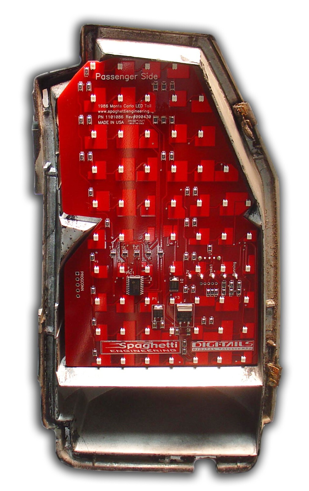 DIGI-TAILS Sequential LED Tail Light Panel Set For 1986-1988 Monte ...