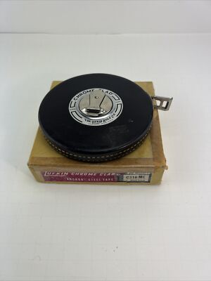 Vintage The Lufkin Rule Co. Chrome Clad steel Ruler 100 Feet / 30 ...