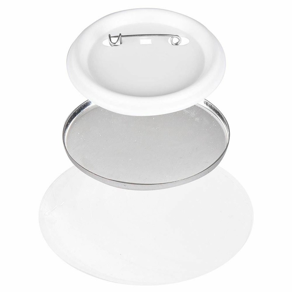 500Pcs 25/32/37/44/58/75mm for Badge Maker Machine ABS Pin Badge Button ...