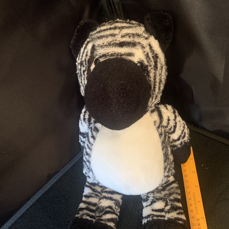 Fiesta # A48212 Zebra 14" Realistic Plush Stuffed Animal Toy | eBay