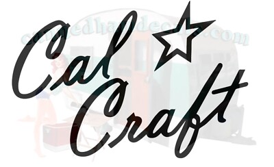 Cal-Craft 1950's Reproduction Vintage Travel Trailer Canned Ham Decal ...