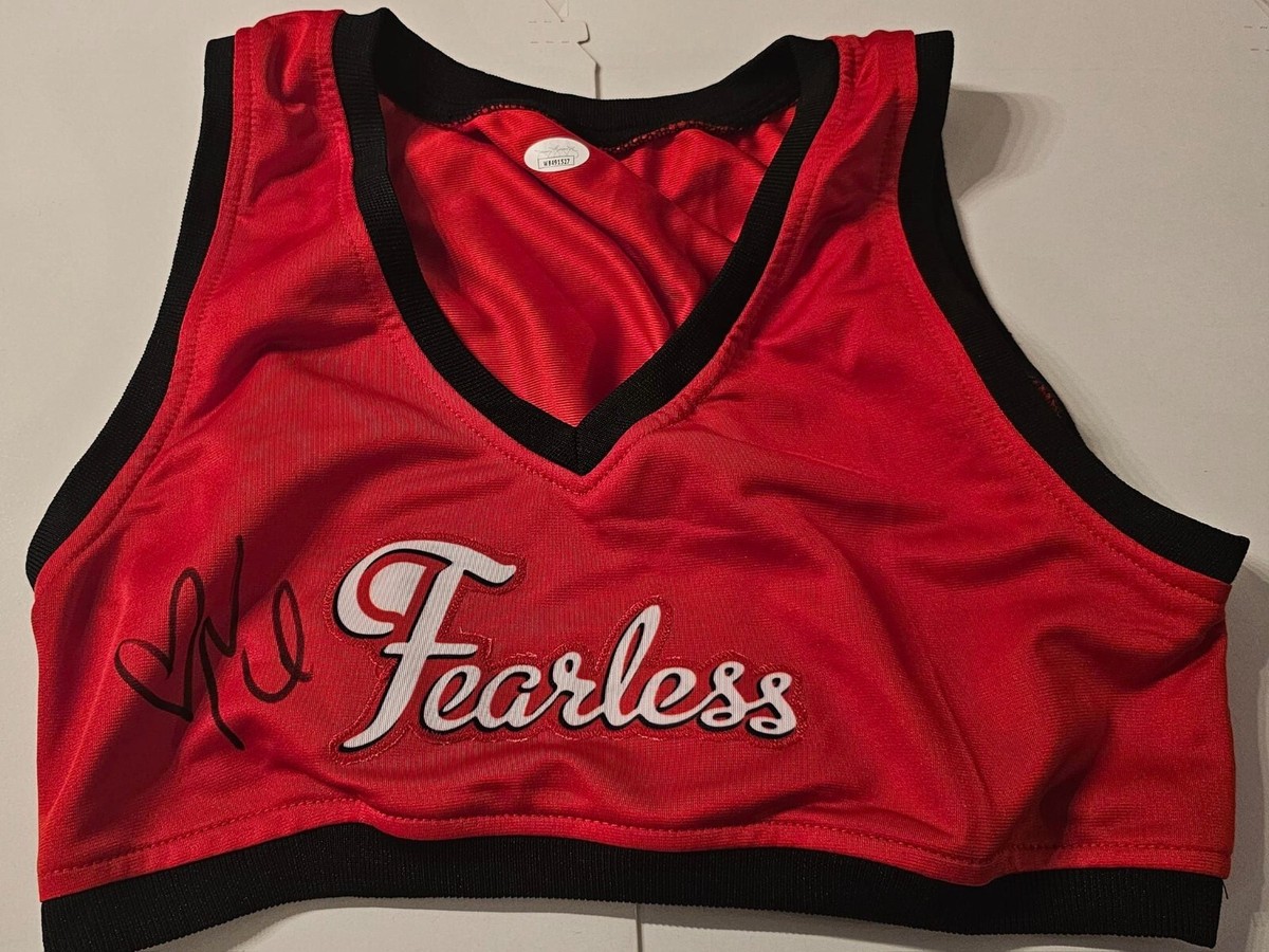 Fearless Nikki Logo Nikki BELLA FEARLESS Signed RING ATTIRE TOP JSA