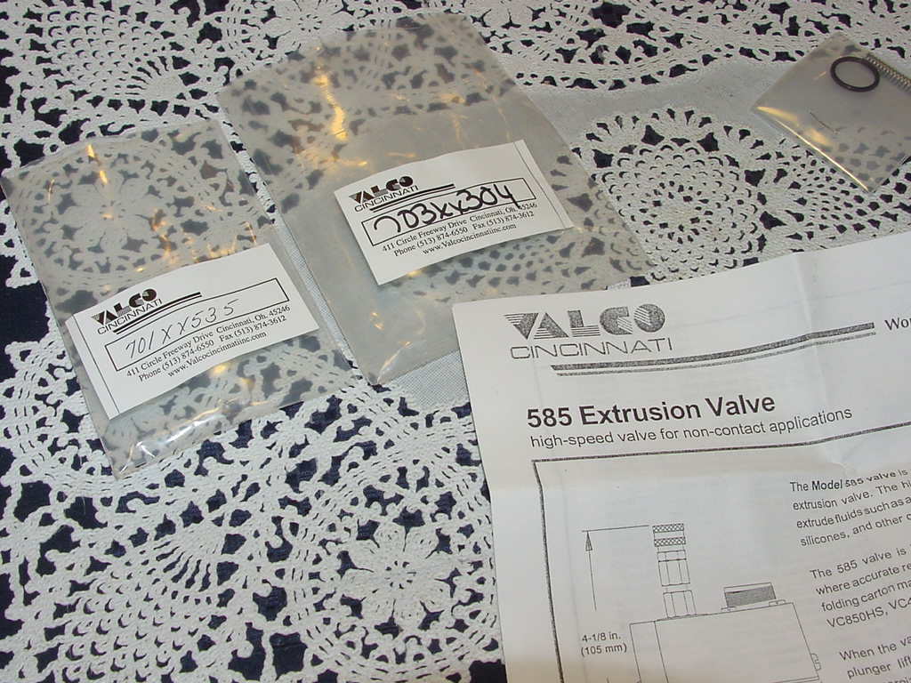 Valco Cincinnati 585 Extrusion Valve, High Speed, Non-Contact 703XX304 ...