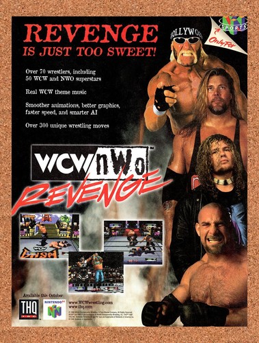 1997 WCW NWO Revenge N64 Original Advertisement / Retro Wall Art v1 | eBay