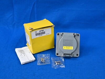 Hubbell Watertight Locking Receptacle 125V AC 20 Amp HBL2310SW | eBay