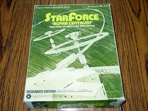SPI 1974 : STARFORCE - Alpha Centauri - 25th Century Conflict (Designer ...