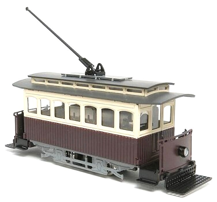 N Scale Aru-Model Vintage Streetcar Kit w/Power Drive Chassis Tram Car ...