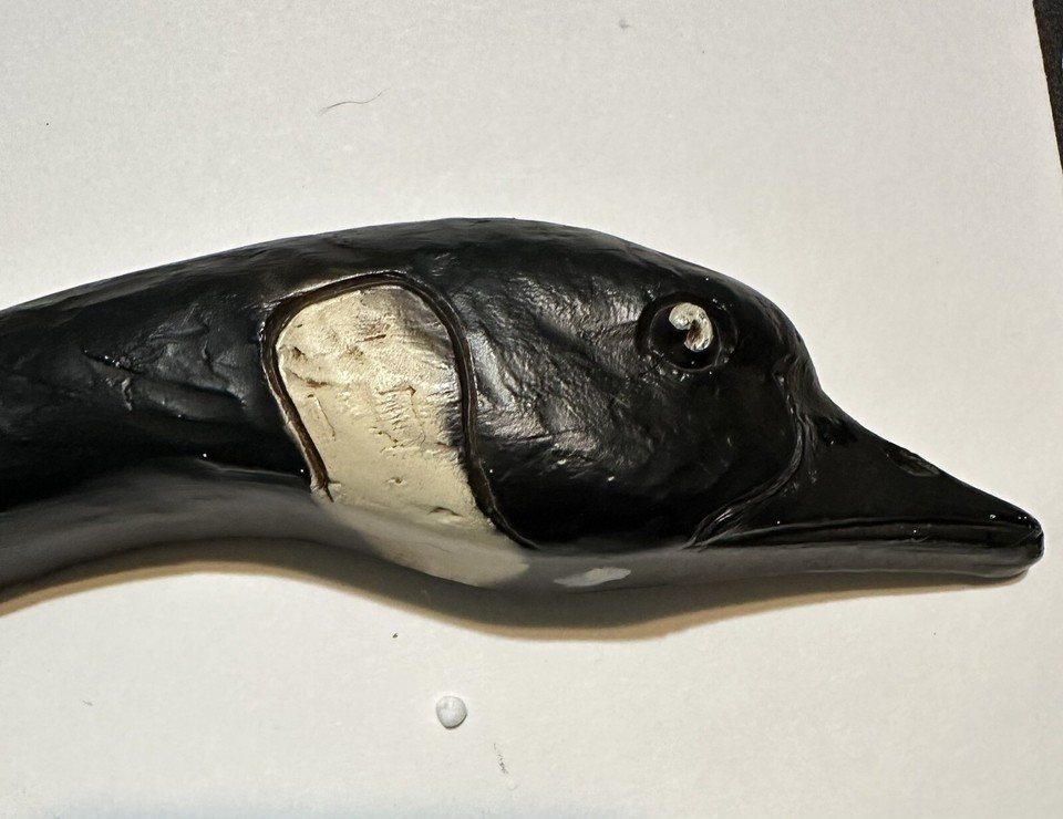 Vintage 3D Molded Plastic Canadian Flying Goose Plaque Wall Hanging | eBay