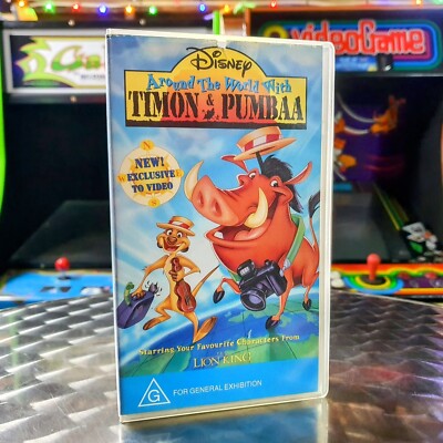Around The World With Timon & Pumbaa - Disney VHS Video Tape | eBay ...