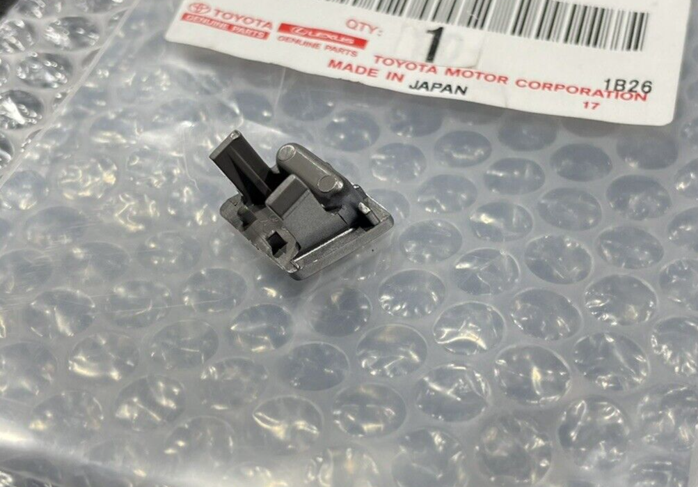 13 - 23 TOYOTA 4RUNNER SHIFTER LOCK RELEASE BUTTON CAP COVER SILVER OEM ...