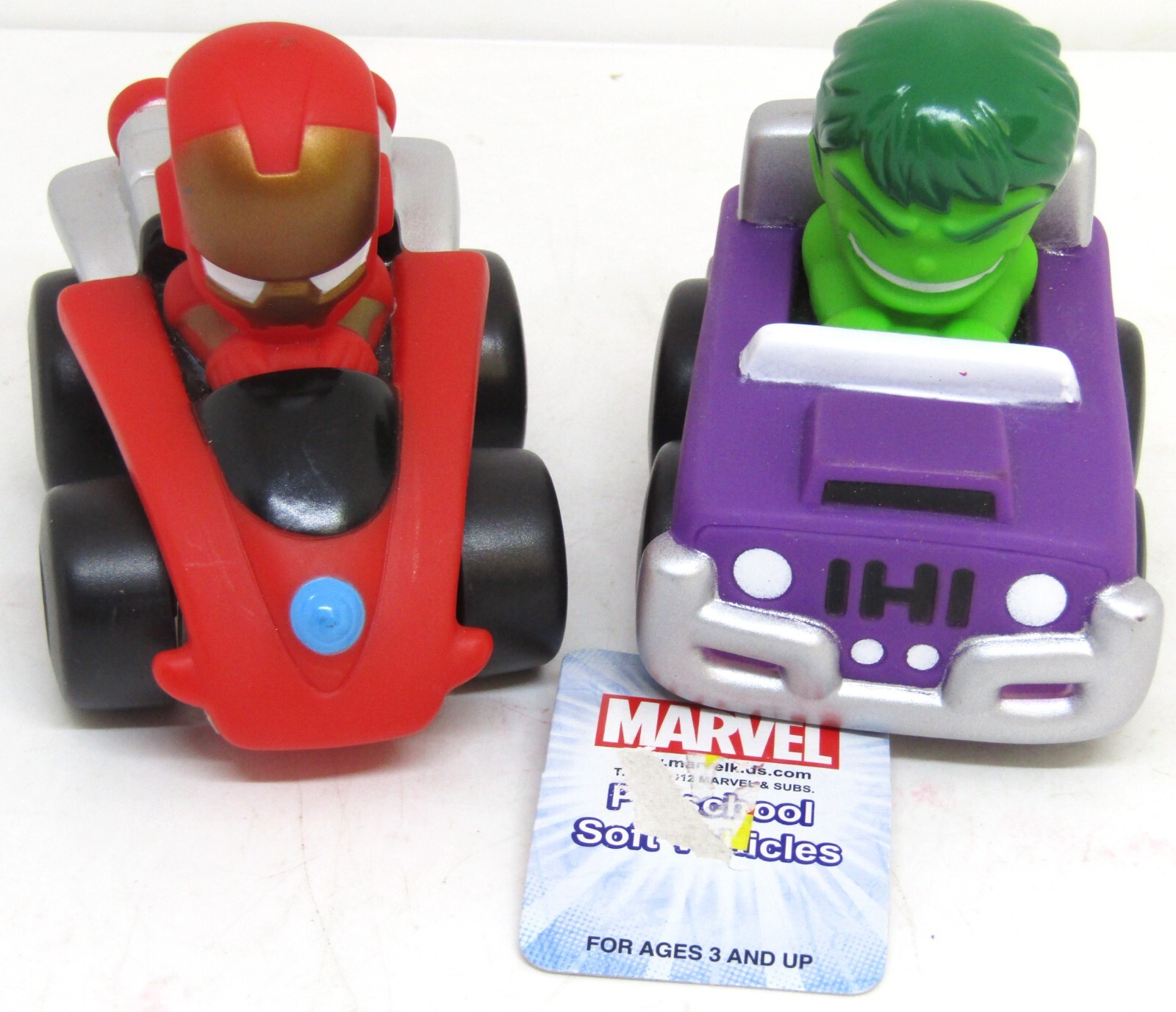 Marvel 2012 Polyfect Toys Hulk and Iron Man 4" Vehicles. | eBay