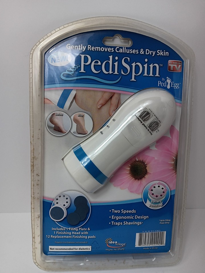 NEW Pedi Spin Pedicure Tool Callus Remover Battery Powered 2 Speeds | eBay