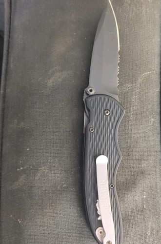 GERBER FAST DRAW Knife A/O Tactical Side Lock & Safety 440 Stainless ...