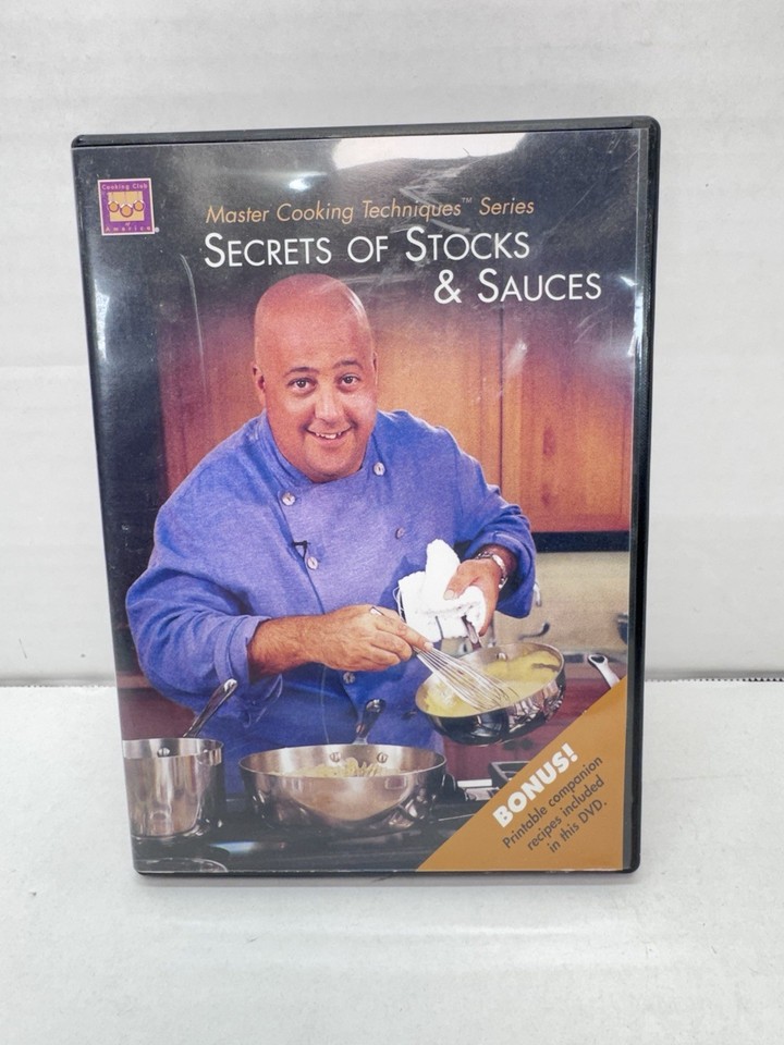 Andrew Zimmern Master Cooking Techniques Secrets Stocks & Sauces DVD ...