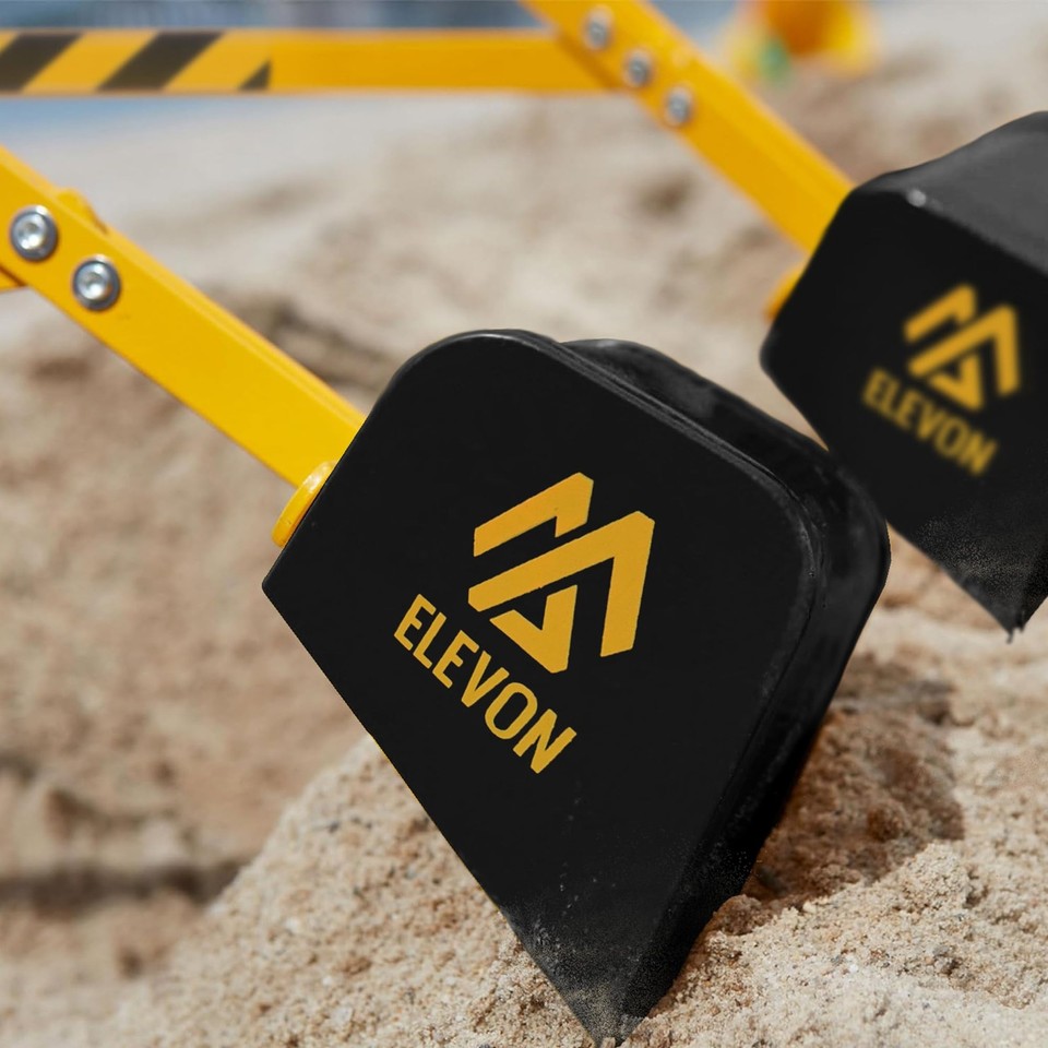 Sand Digger Kids Excavator Ride On Toy, Beach Toys Outdoor Sandbox Toy ...