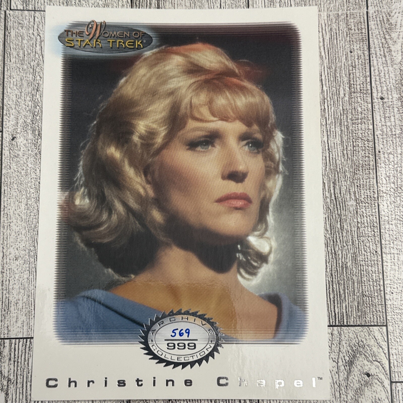The Women of Star Trek Archive Collection AC7 Christine Chapel 569/999 ...