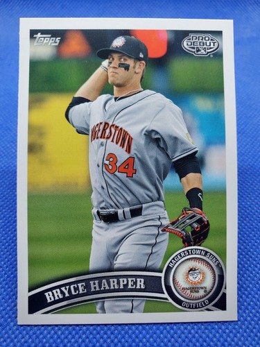 2019 Topps Pro Debut BRYCE HARPER Reprint Baseball card PHILADELPHIA ...