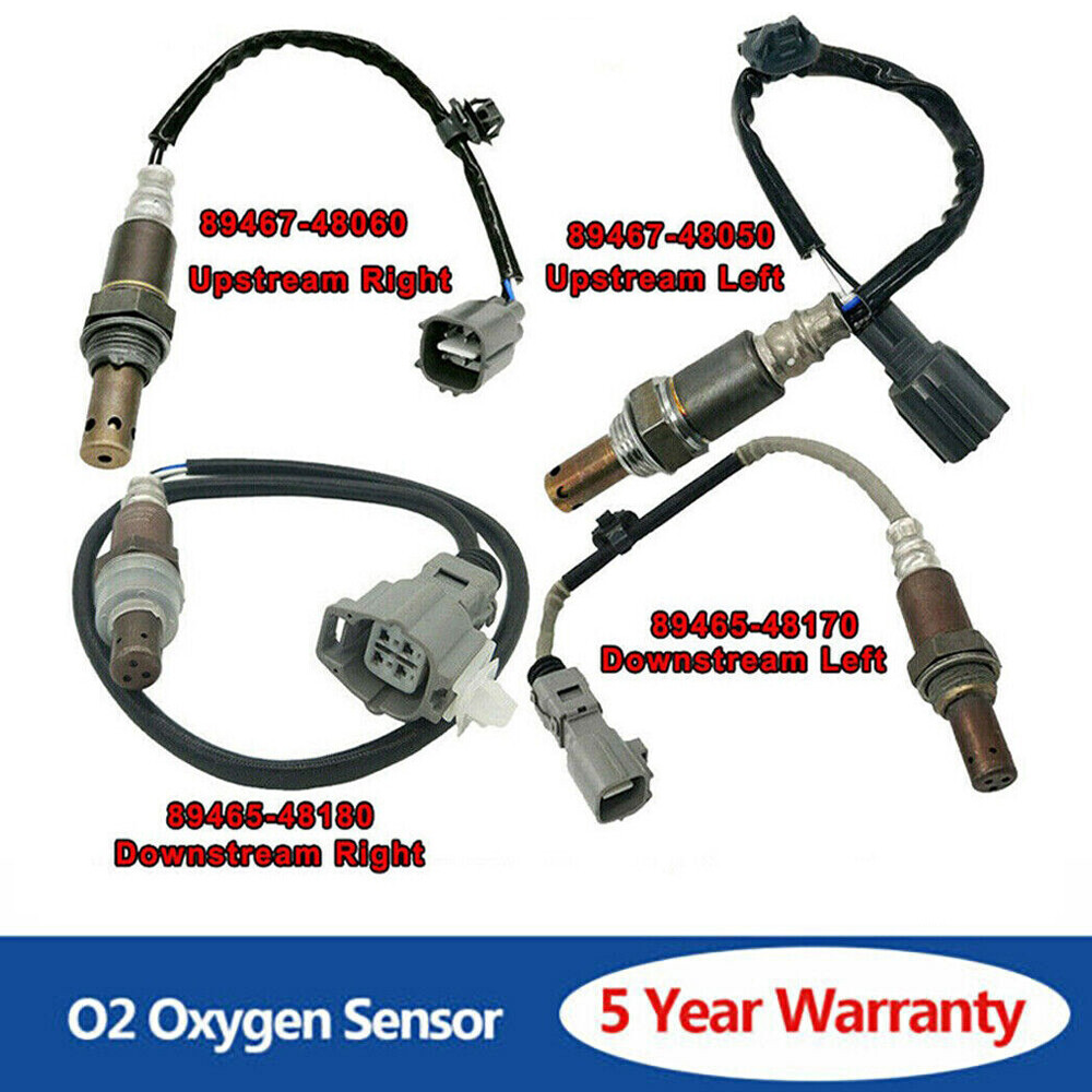 4pcs Upper+Lower Oxygen O2 Sensor For 2004-2007 Toyota Highlander V6 3 ...