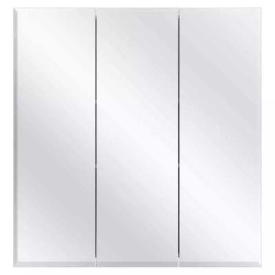 Glacier Bay 30-3/8 in x 30 in Surface-Mount Tri-View Bathroom Medicine ...