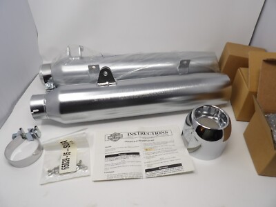 Harley Davidson V Rod VRSCR/D Slip-on Muffler Full Kit 65039-05 New | eBay